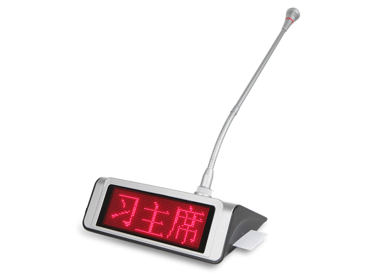 Desktop Microphone unit with LED display (LED ekranlı Masaüstü Mikrofon ...